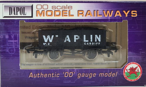 Dapol 5 Plank Open Wagon No.2 in William Aplin Cardiff Livery - Limited ...