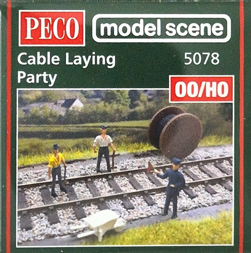 PECO Model Scene 5078 Cable Laying Party - OO/HO Scale | MGR Model Railways