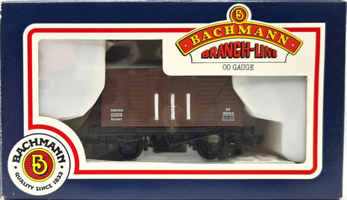 Bachmann 33-736 12 Ton Shock Absorbing Van B850005 in BR Brown Livery ...
