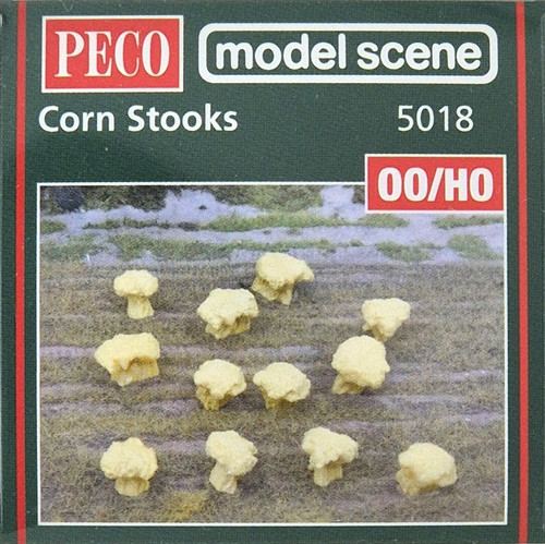 PECO Model Scene 5018 Corn Stooks - Pack of 12 - OO/HO Scale | MGR ...