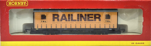 Hornby R6187 Curtain Sided Wagon TRL 6950 in TRL Railiner Livery | MGR ...