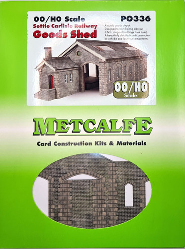 Metcalfe PO336 Settle Carlisle Railway Goods Shed Card Kit OO/HO Scale ...