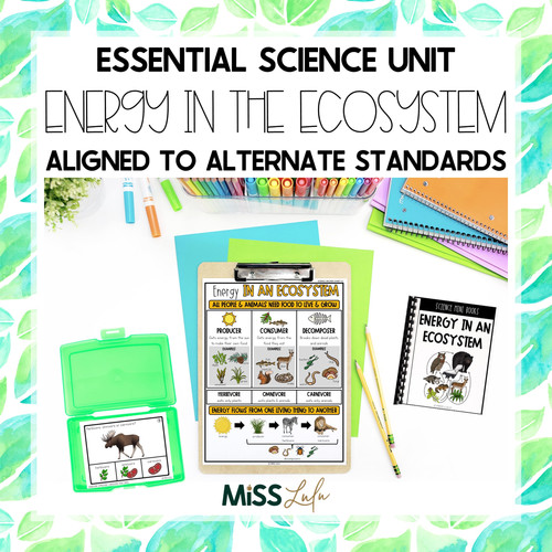 Energy in Ecosystems Science Unit - Essential Science for Special ...