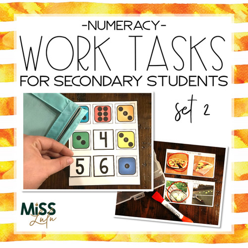 Numeracy Independent Work Tasks for Secondary Students | Miss Lulu