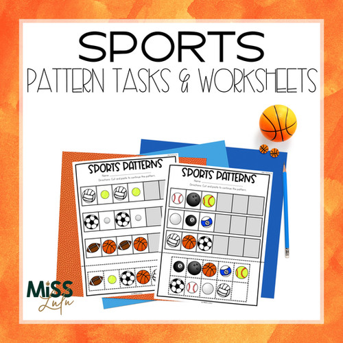 Sports Patterns Tasks and Worksheets | Miss Lulu