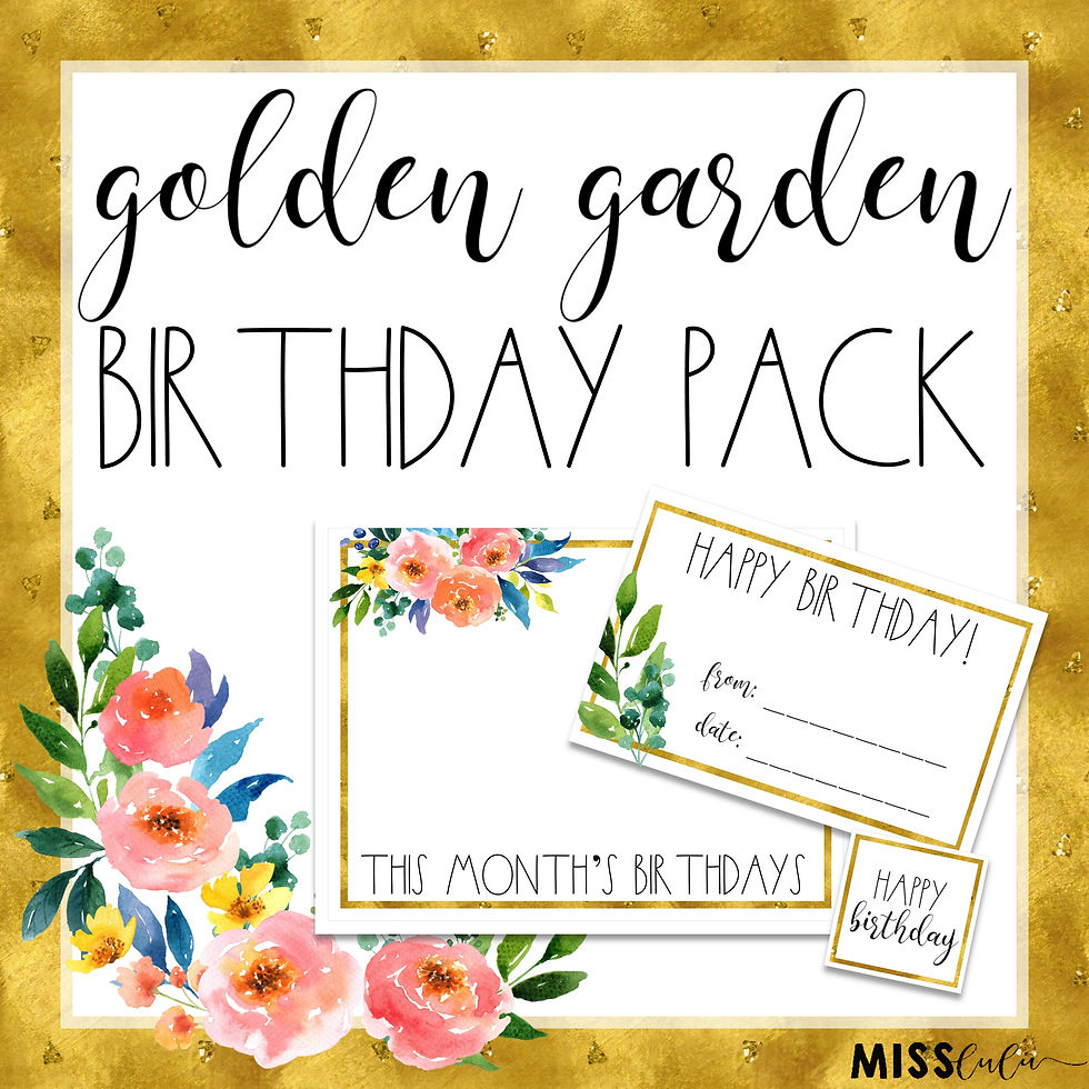 GOLDEN GARDEN | Miss Lulu