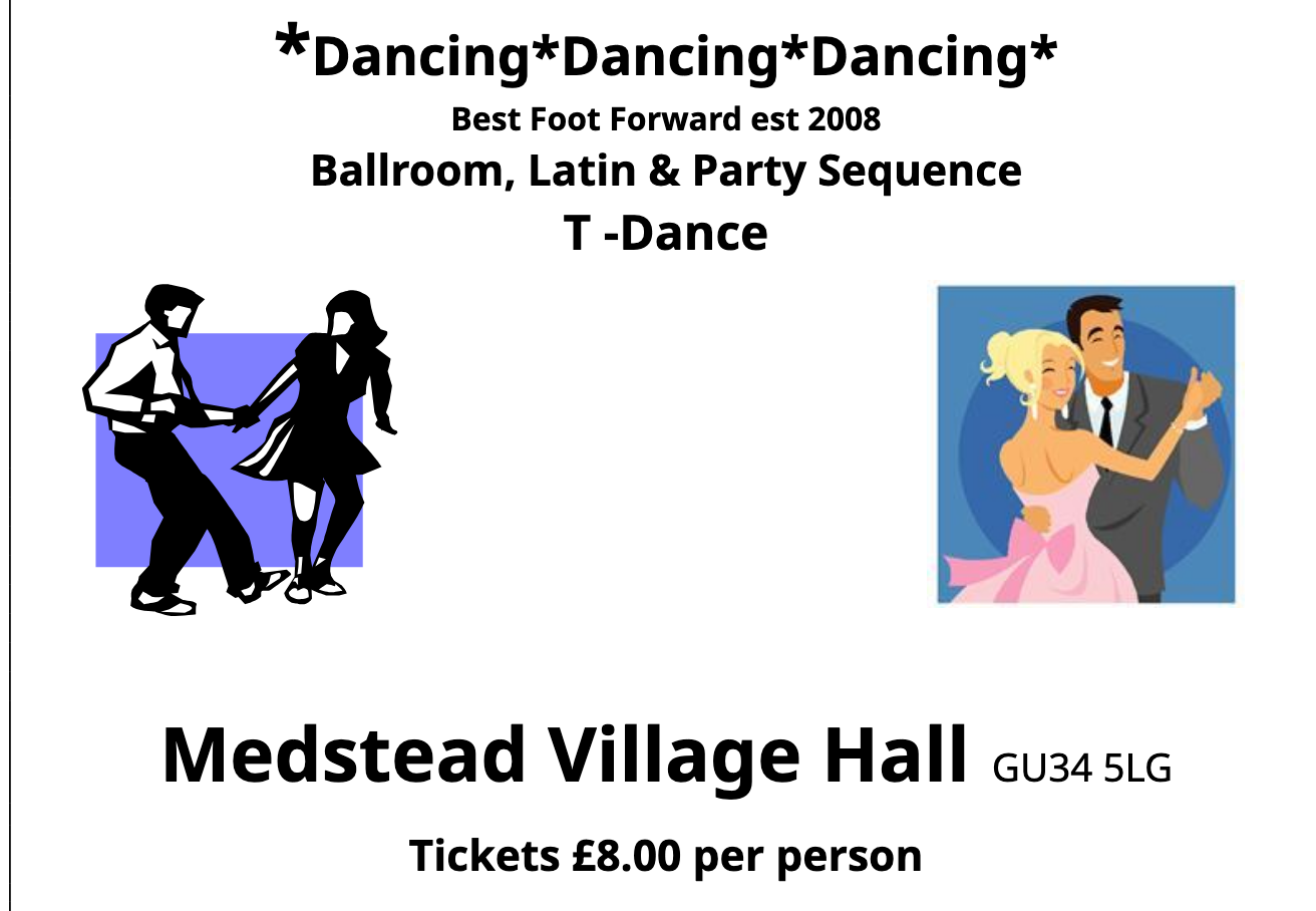 Ballroom, Latin and Sequence T Dance (1) | MedsteadVillageHall