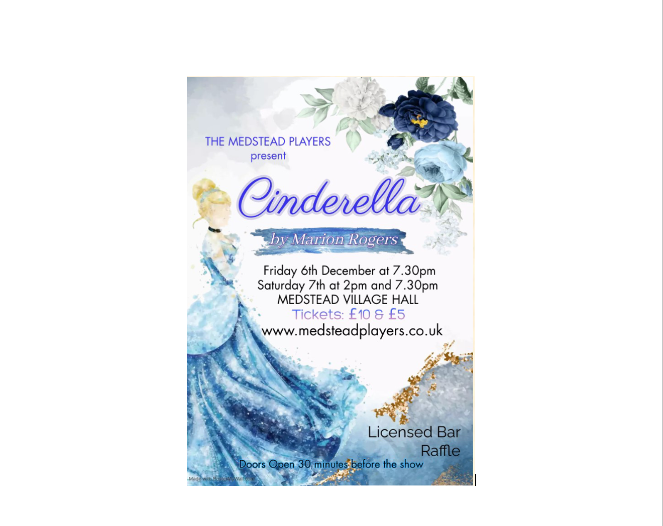 Cinderella Pantomine | MedsteadVillageHall