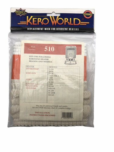Kero-Sun Wick # 510 w/ Pins KeroWorld Envirotemp O-200 Replacement Wick ...