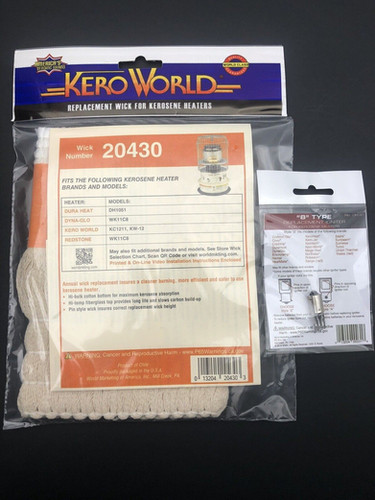 Dyna-Glo WK11C8 Wick Kero-World Wick # 20430 DynaGlo KIT WITH STYLE B ...