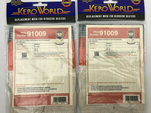 Sengoku HeatMate OR-77, OR-78 TWO WICKS Kero World Wick # 91009 Kero-Heat BT | monitorheater.com