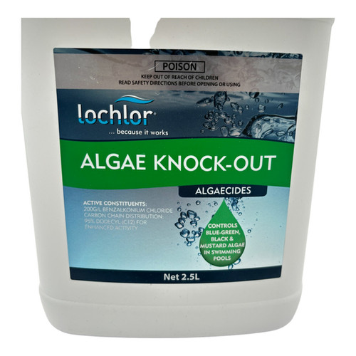 Algea Knock Out Algaecide Blue Green Black Mustard Lochlor - 2.5Litres ...