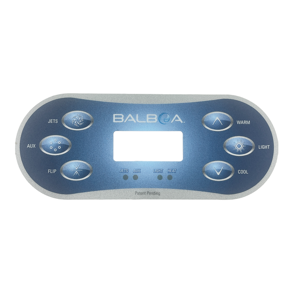 Overlay Panel Balboa TP600 J1 AUX Flip | Aust Pools & Product