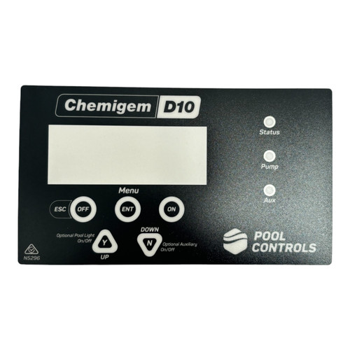 Chemigem D10 Chlorinator Front Label Sticker Pool - Part 18052002 ...