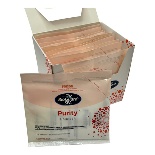 BioGuard Spa Purity Oxidiser Sachet - 50g x Pack of 12 | Aust Pools ...