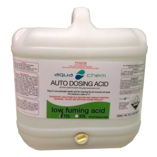 Auto Dosing Pool Acid Aquachem - 15 Litre | Aust Pools & Product