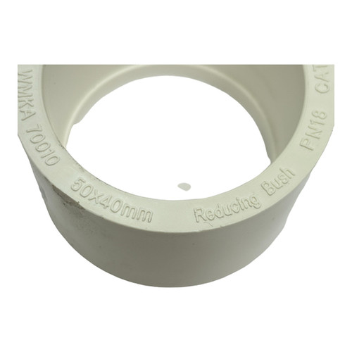 50mm to 40mm PVC Reducer Sleeve Pipe Fitting | Aust Pools & Product