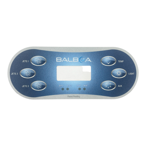 Overlay Panel Balboa TP600 3 Jet / AUX | Aust Pools & Product