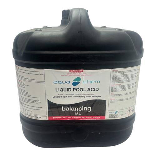 Hydrochloric Acid 15 Litres (Swimming Pool Acid) | Aust Pools & Product
