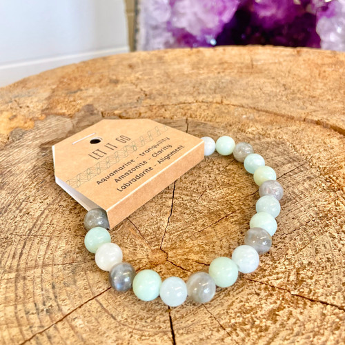 "Let It Go" Mixed Crystal Power Bracelet | High Vibe Alignment