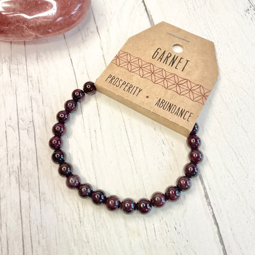Garnet Power Bracelet | High Vibe Alignment