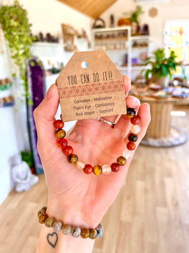 You Can Do It! Mixed Crystal Power Bracelet | High Vibe Alignment