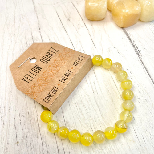 Yellow Quartz Power Bracelet | High Vibe Alignment