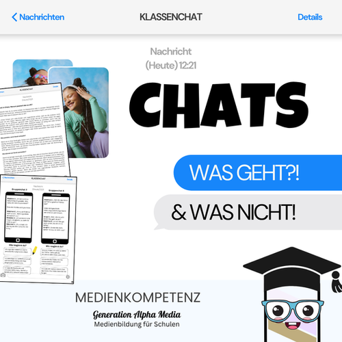 Chats Unterrichtsmaterial - Sicher chatten | GenerationAlphaMedia
