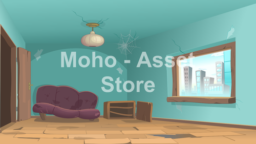 Neglected apartment | Moho Asset Store