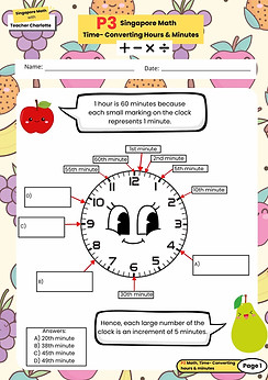 Primary 3 Resources | Singapore Math With