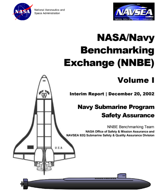 2002 NASA Navy Safety Benchmarking Exchange Interim Report Vol 1 | NR ...