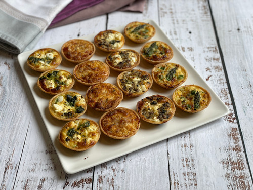 Cocktail Quiches (x 12pcs) | Tart by Ursula