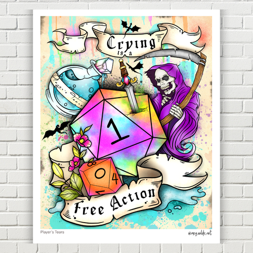 DND1 - Player’s Tears | Meg Wilde Art