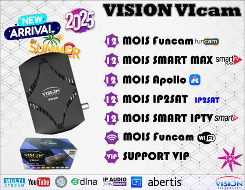Récepteur Vision VIcam | Digital Source