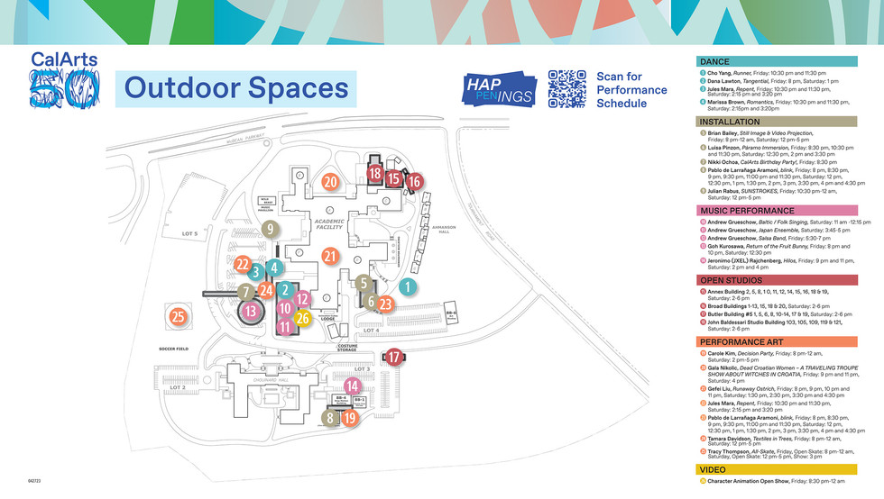Happenings Maps | CalArts | hiddenlemons