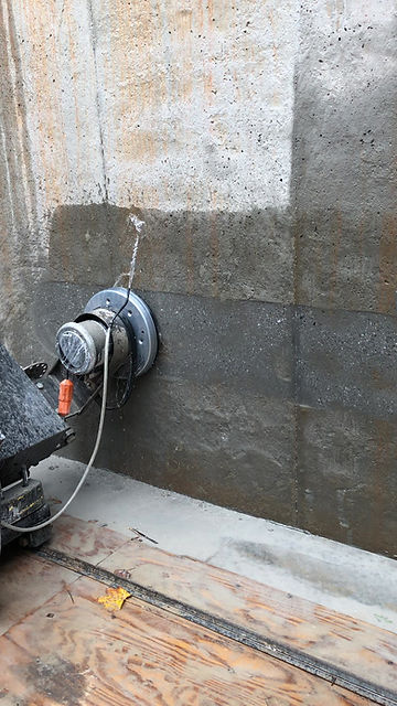 Concrete Wall Grinding | Vertical Concrete Polishing