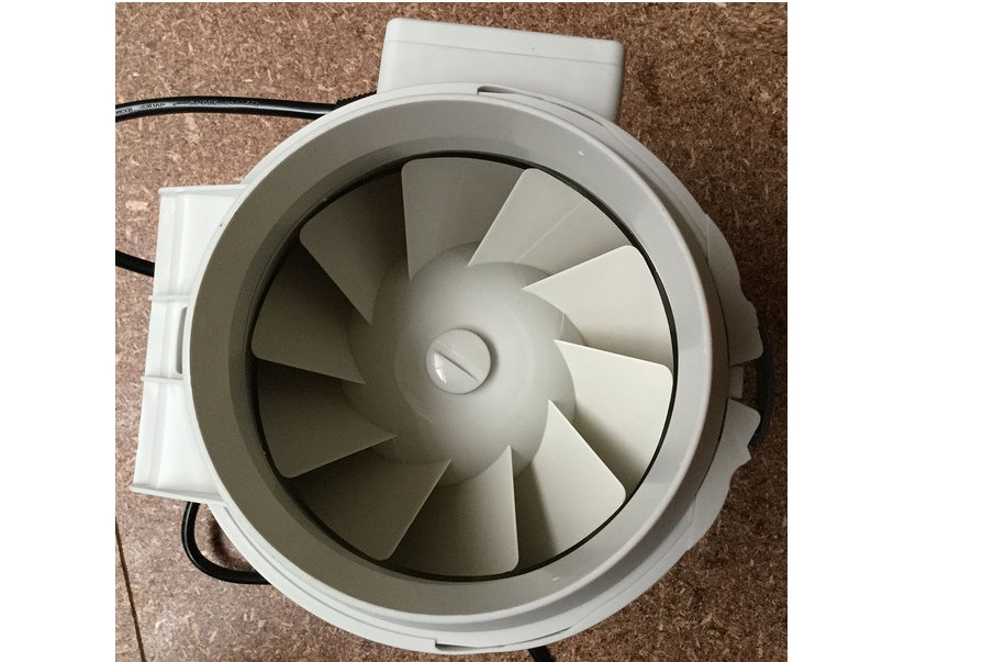 12"(315mm) Two Speed Silent Mixedflow Inline Duct Fan | haiton