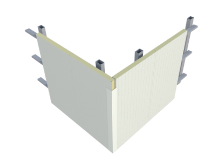 200mm Thickness Metecno PIR PANEL 1100mm Width/ 0.5mm Gauge/ Length ...