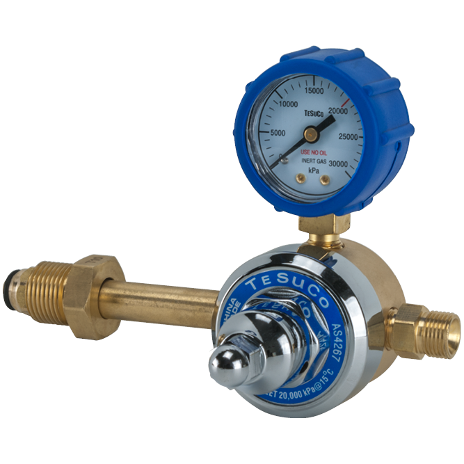 REGULATOR 1 STAGE SIDE ENTRY ARGON SET PRESSURE TYPE 10 Model:RC1SARSP ...