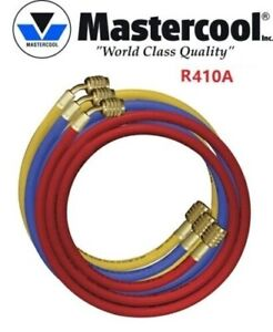 MASTERCOOL 60"STANDARD PRESSURE HOSES WITH STANDARD FITTINGS (1/4x5/16 ...