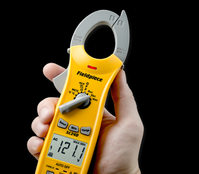 Fieldpiece SC240: Retired Combination Mini Clamp Meter | Haiton HVACR ...