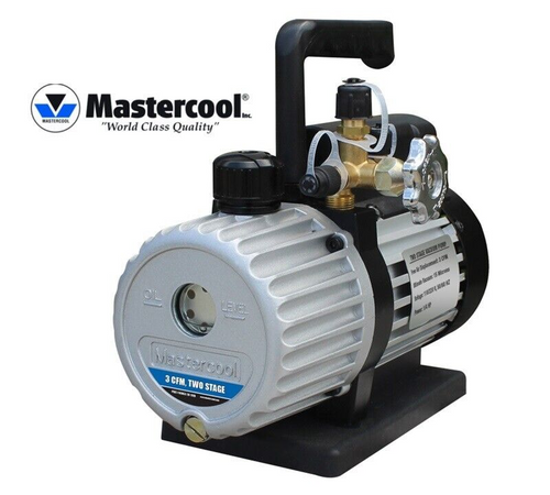 MASTERCOOL 6CFM VACUUM PUMP R32 (TWO STAGE) 220V 142Litre (90066-220 ...