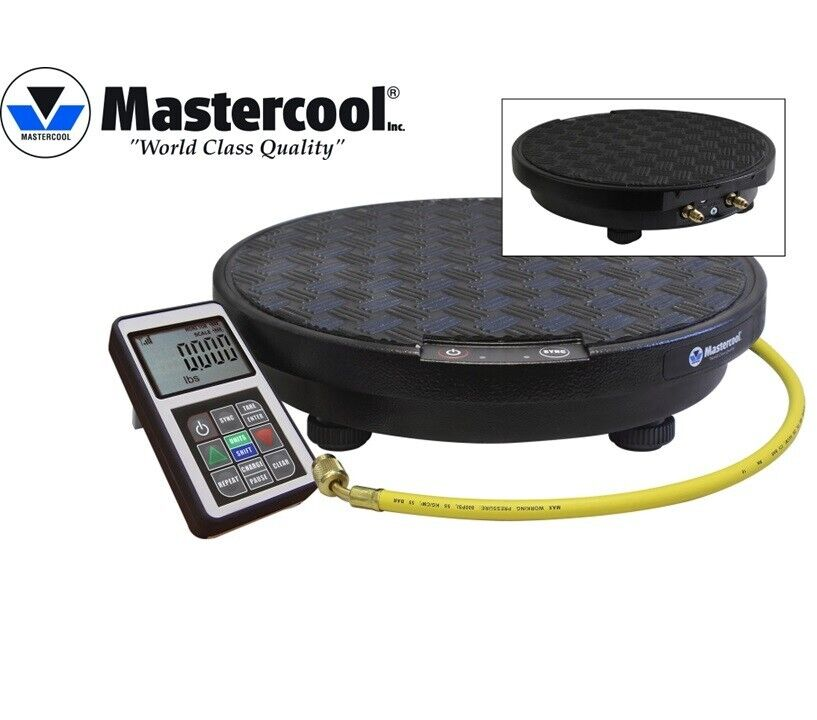 Mastercool WIRELESS CHARGING SCALE WITH SOLENOID(98315) Capacity 110kg ...