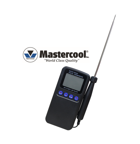 MASTERCOOL HANDHELD WATERPROOF DIGITAL THERMOMETER Model: MC52229 ...