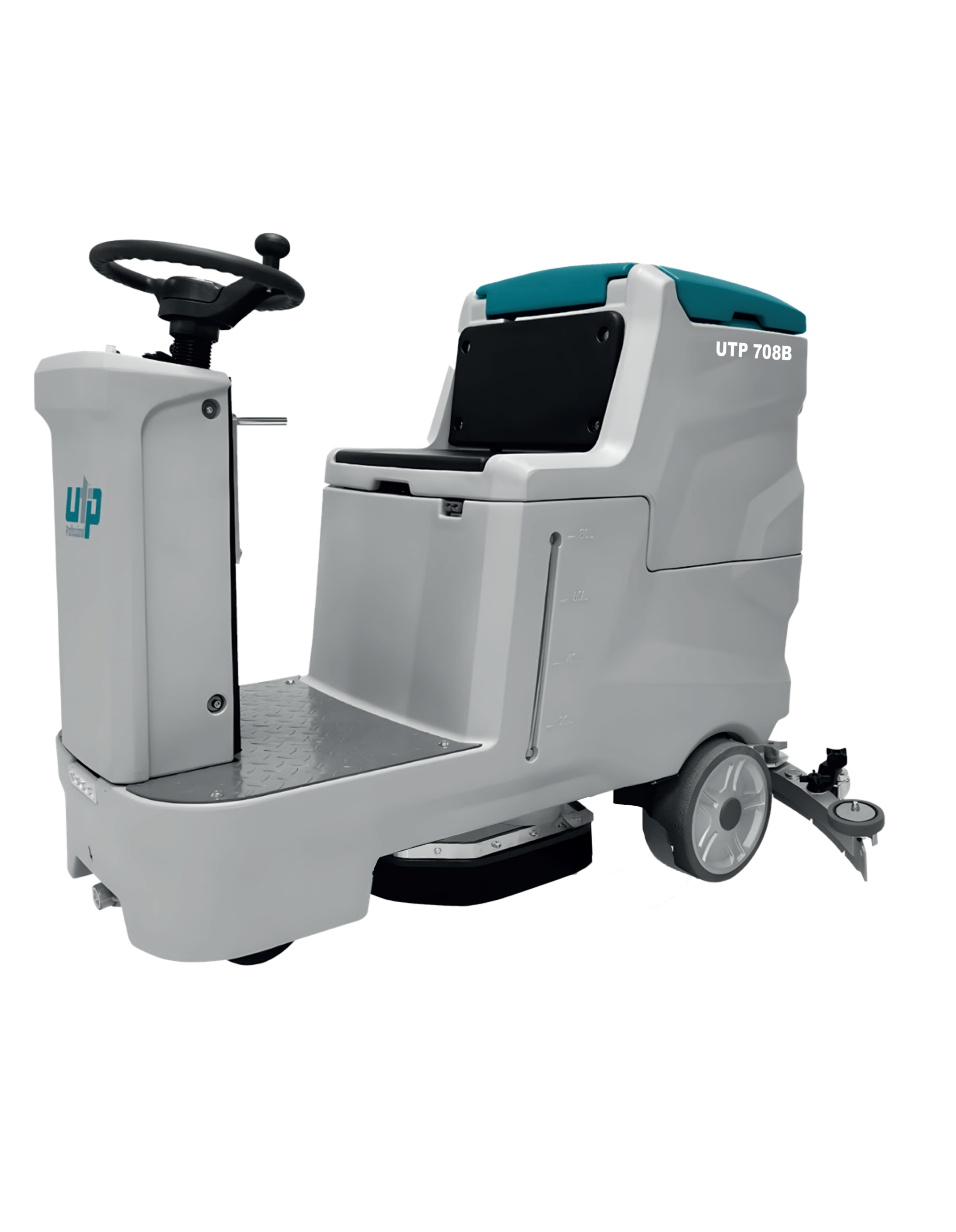 Battery Powered Ride-On Floor Scrubber Dryer | Alden Grove Hotel Supply