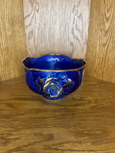 Sapphire Thrown—Vintage Cobalt Glass Vessel | Oddities & Ember