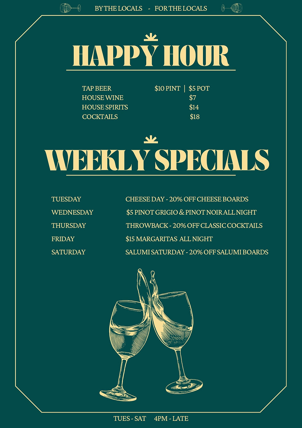 Menu | Murrumbeena Wine Bar