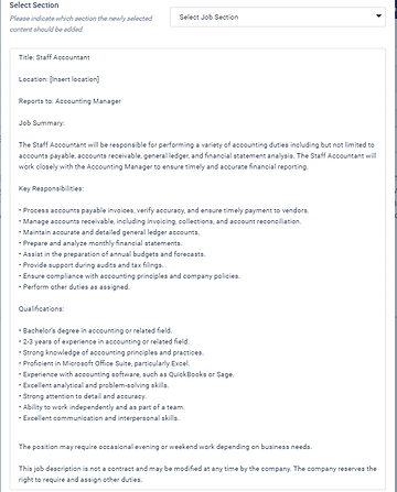 Write & Edit Job Descriptions with AI - Mosh JD®
