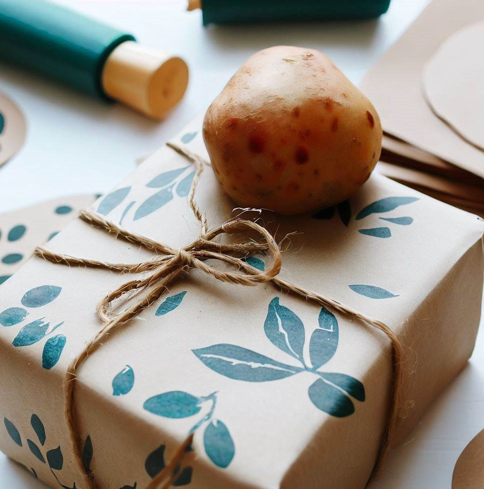 Learn how to make a potato stamp at home