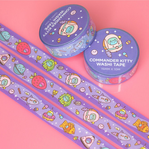 Commander Kitty Washi Tape By Robot Dance Battle | For Mew